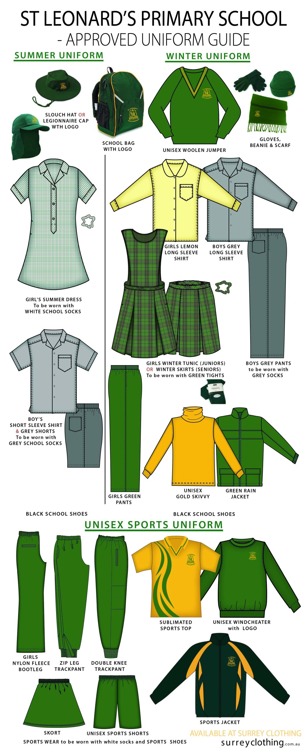 School Uniforms - St Leonards Catholic Primary School